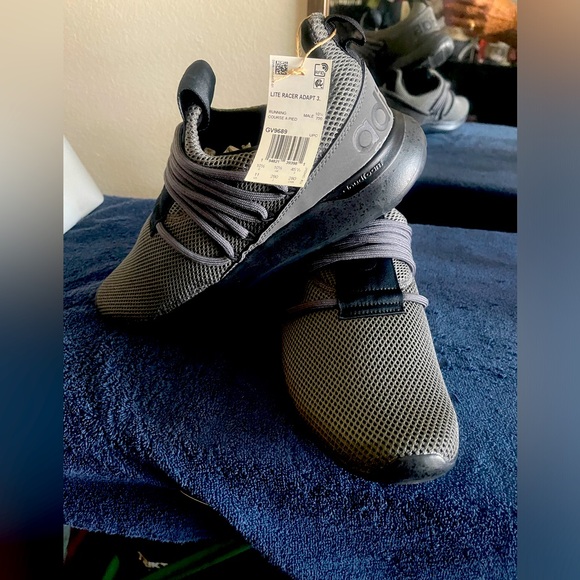 adidas | Shoes | Adidas Gray Lite Racer Adapt 3 | Poshmark